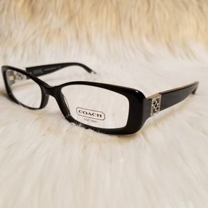 Coach | Accessories | Coach Rx Eyeglasses Silver Coach Logo In Stones ...